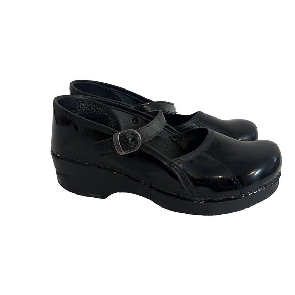 Dansko | Shoes | Dansko Black Patent Leather Marcelle Mary Jane Shoe ...